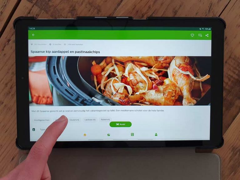 NutriU Airfryer recepten app: Het beste gratis airfryer kookboek